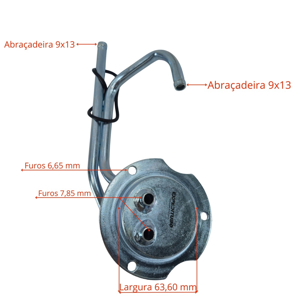 Tubo Dagua Refrigeração Coletor Admissão Verona 1.6 8v AE - Carburado ...