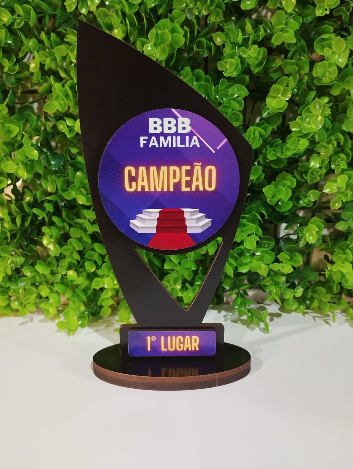 Trofeu personalizado em mdf - Cód. MDF015 - MDF