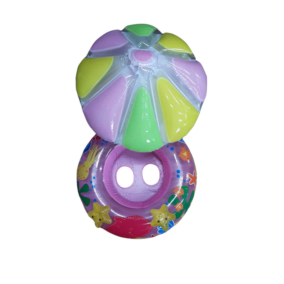 Boia Inflável Infantil Com Guarda Sol 67cm - POP Brinquedos - Lojas Aki Tem