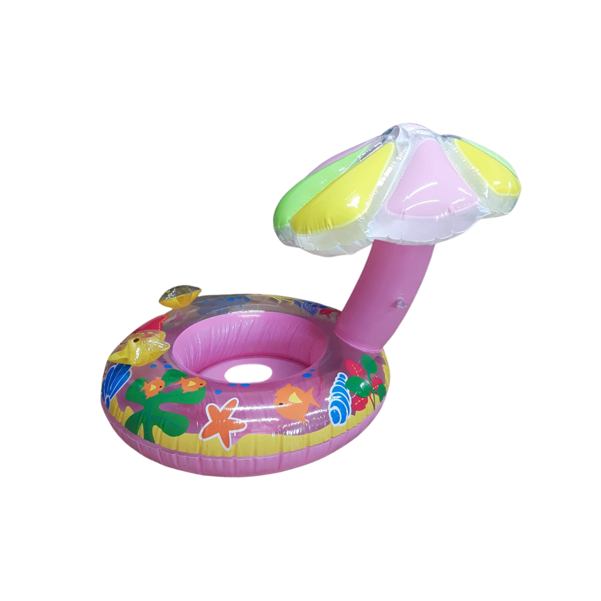 Boia Inflável Infantil Com Guarda Sol 67cm - POP Brinquedos - Lojas Aki Tem