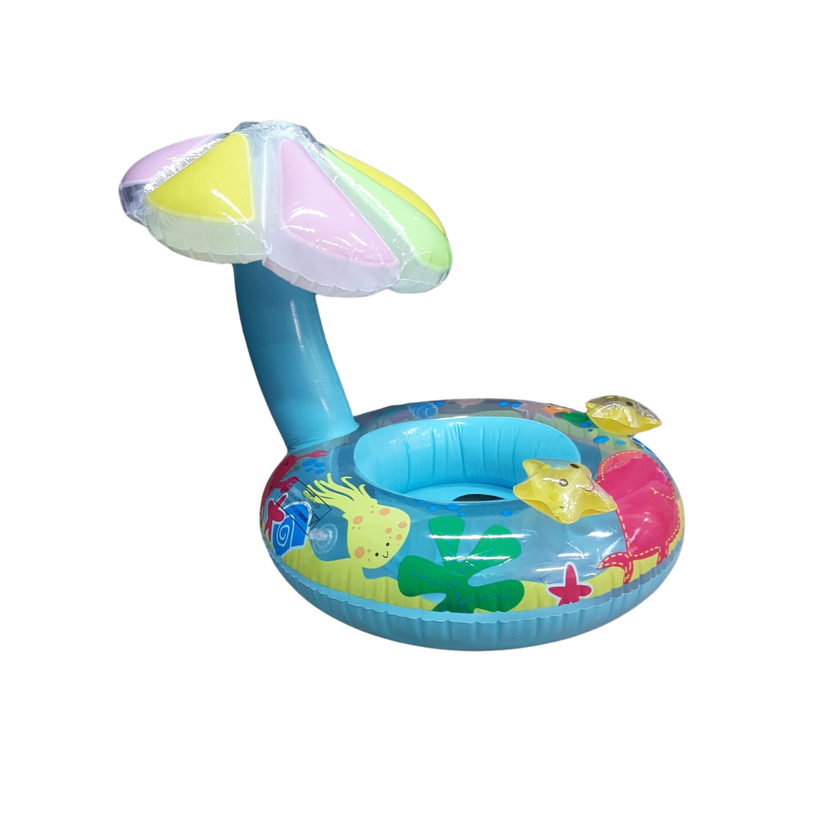 Boia Inflável Infantil Com Guarda Sol 67cm - POP Brinquedos - Lojas Aki Tem