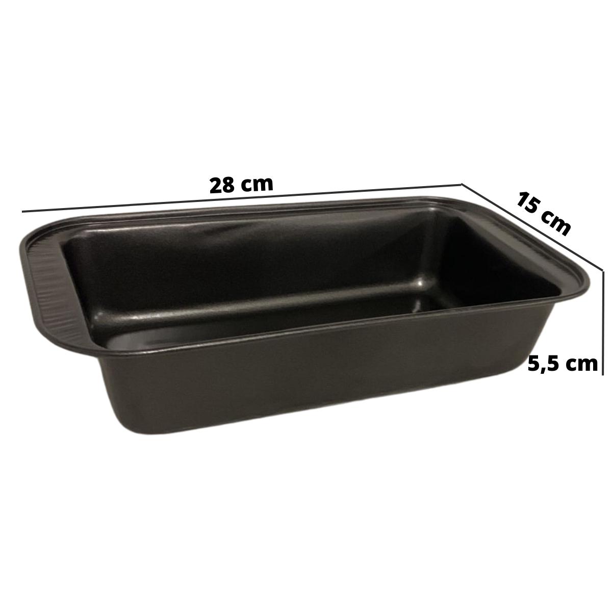 Forma De Pão Retangular Antiaderente 27cm - ECOs - Lojas Aki Tem