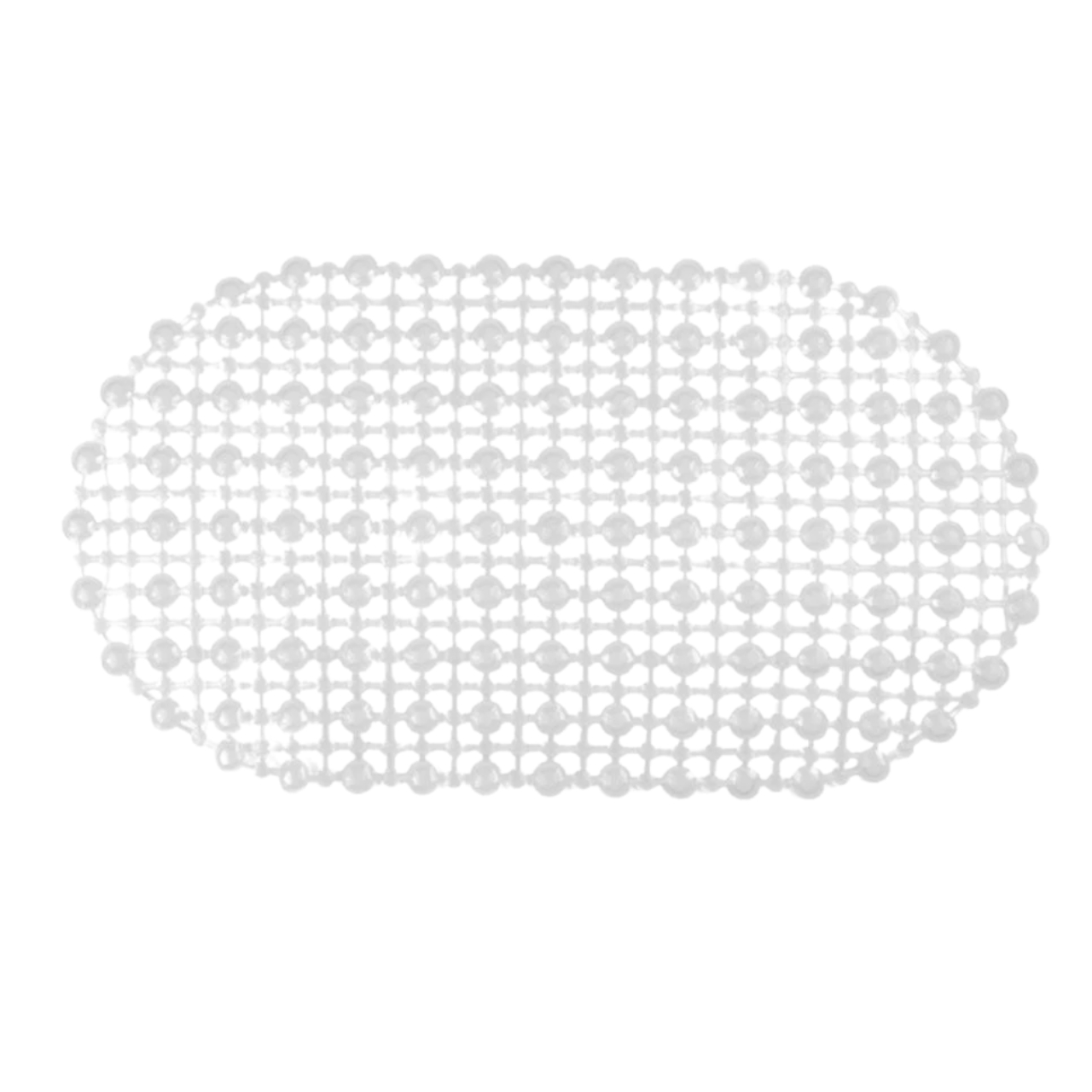 Tapete Oval Pvc Transparente - Lojas Aki Tem