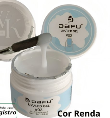 GEL CONSTRUTOR #03 DAFU 15G - Ateliê da Make Cosméticos