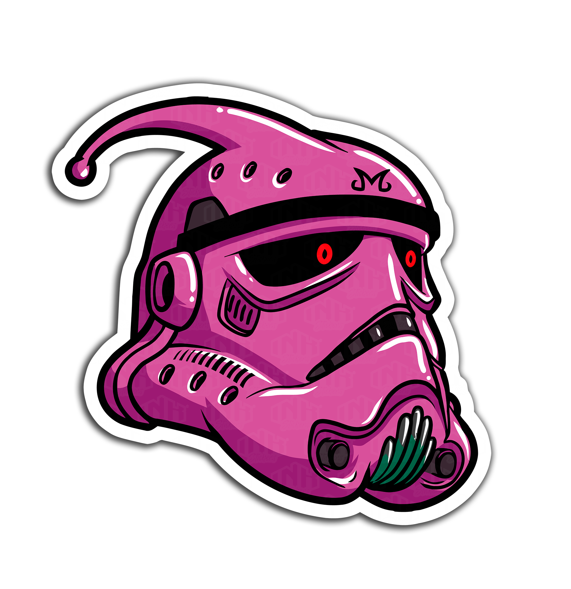 Adesivo A Prova D'água Dragonball Z + StarWars Storm Boo - InkStickers