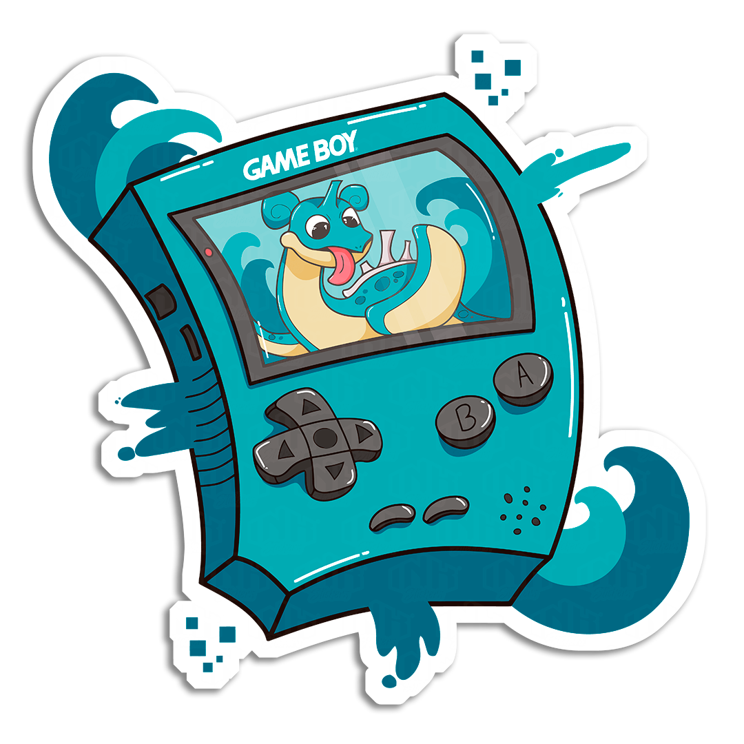 Pack de Stickers Gameboy Pokémon - InkStickers