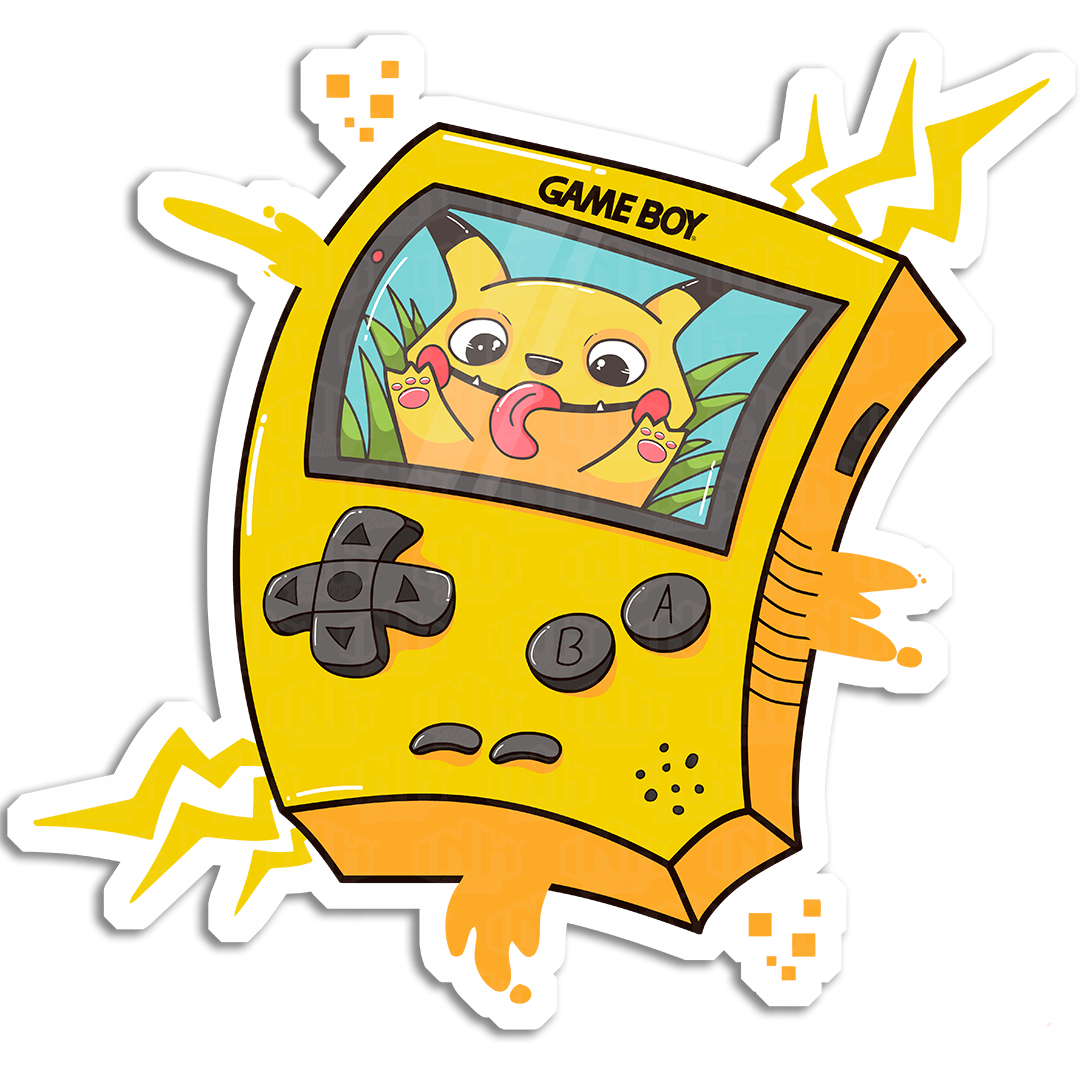 Pack de Stickers Gameboy Pokémon - InkStickers