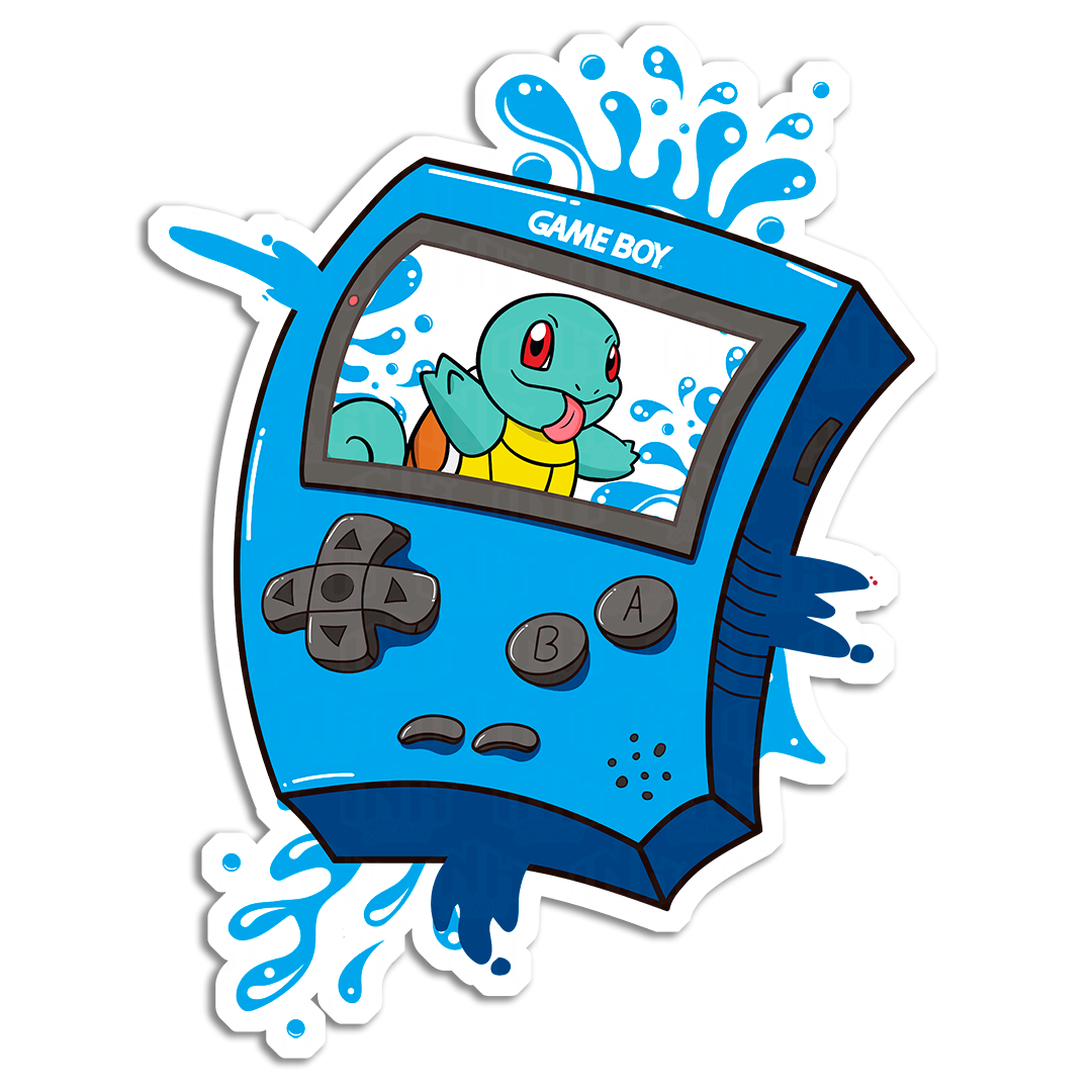 Pack de Stickers Gameboy Pokémon - InkStickers