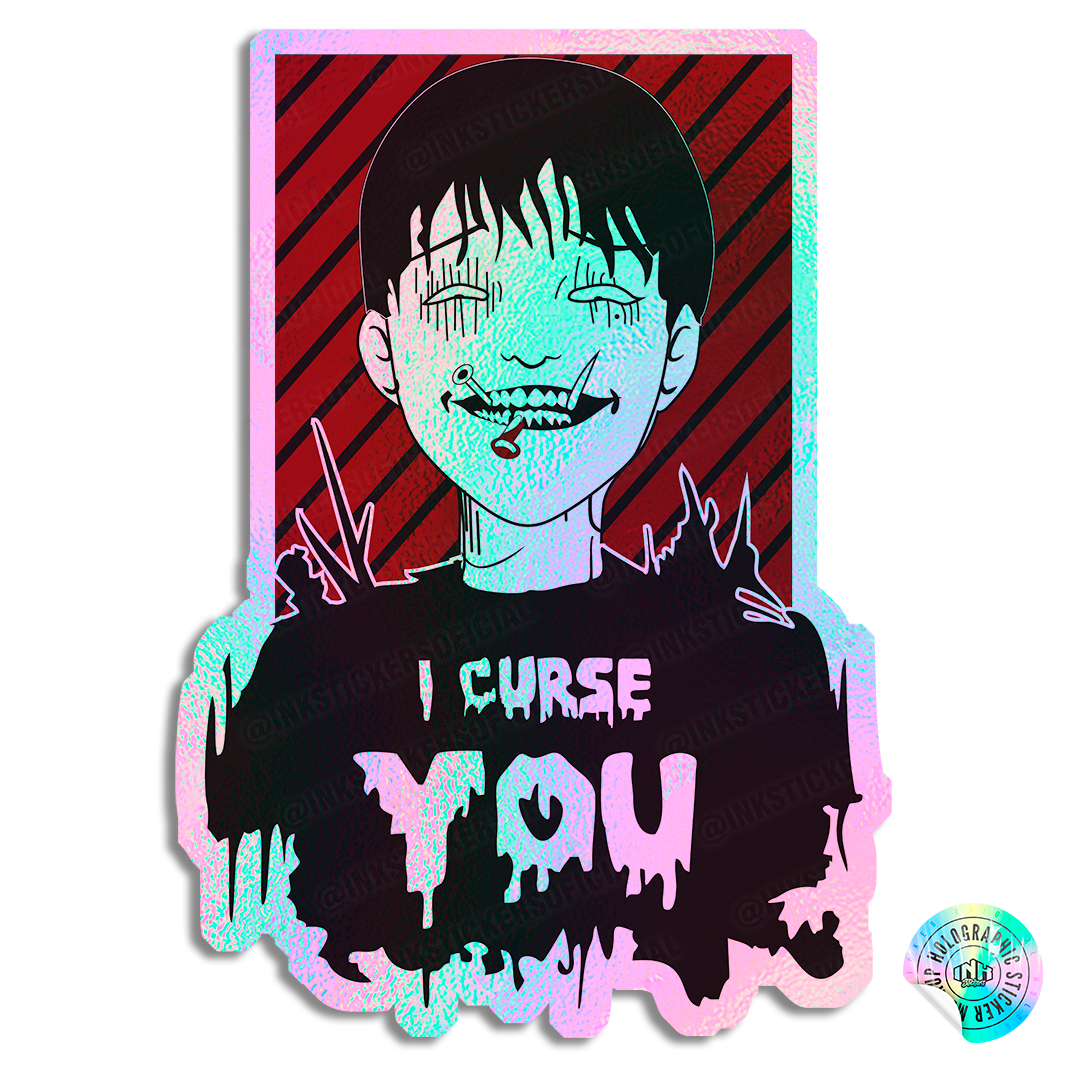 Adesivo Holográfico Junji Ito #06 - InkStickers