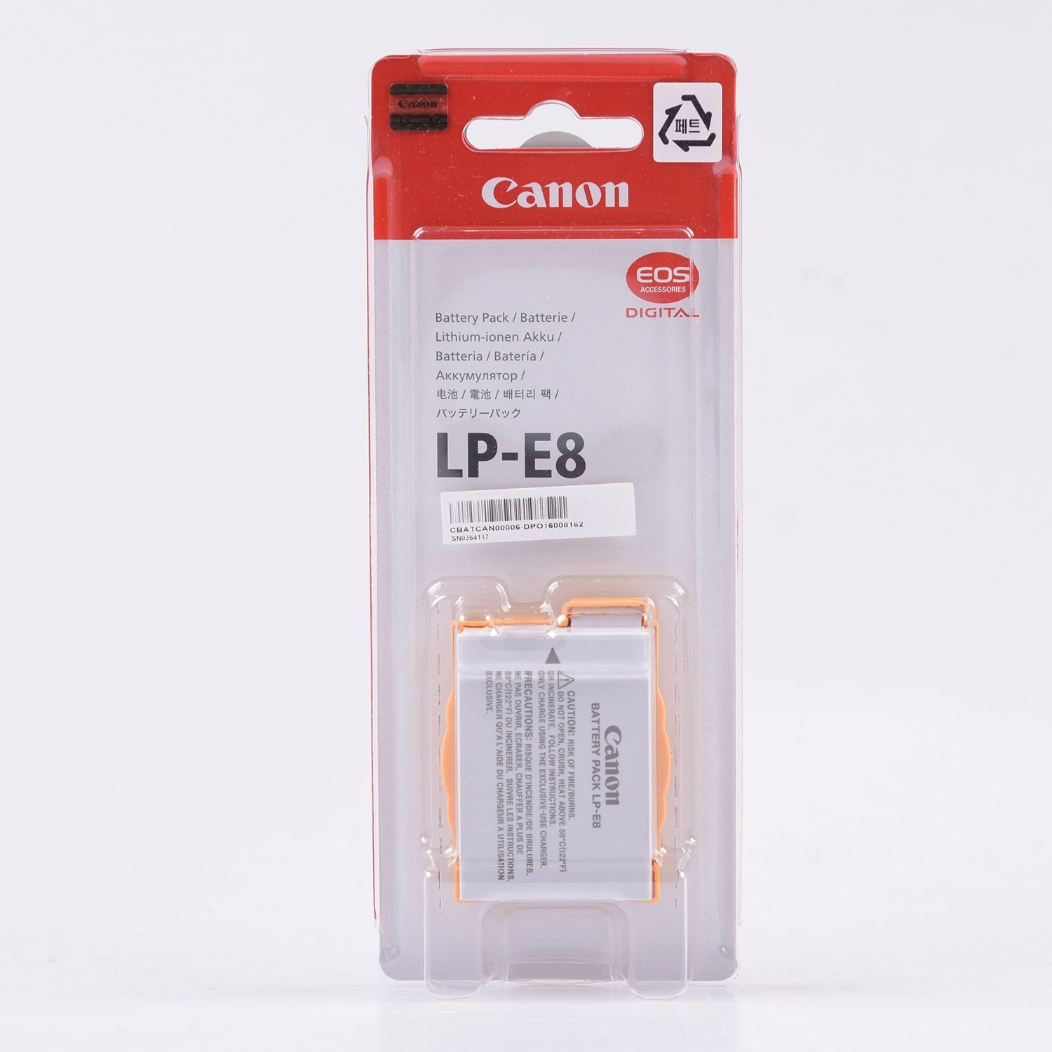 Bateria Canon LP-E8 Lithium-Ion ORIGINAL - Backup Equipamentos