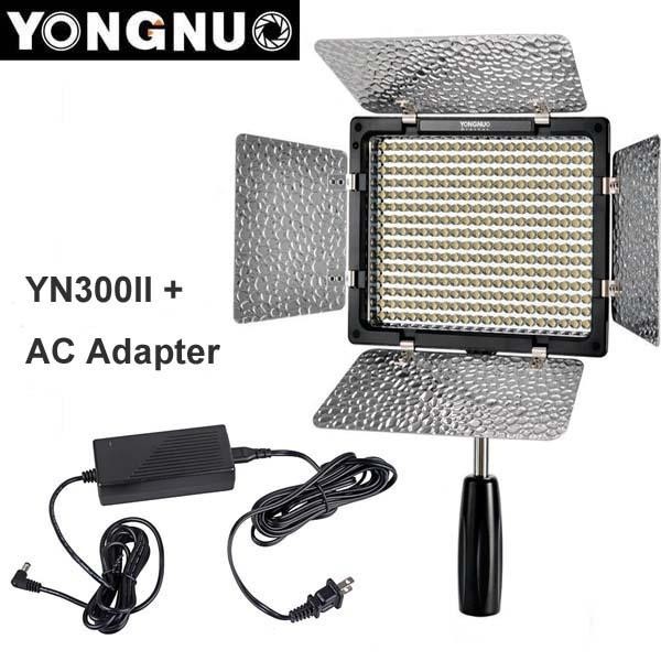 Iluminador LED Yongnuo YN-300 III Bi-color 3200-5500K - Backup Equipamentos