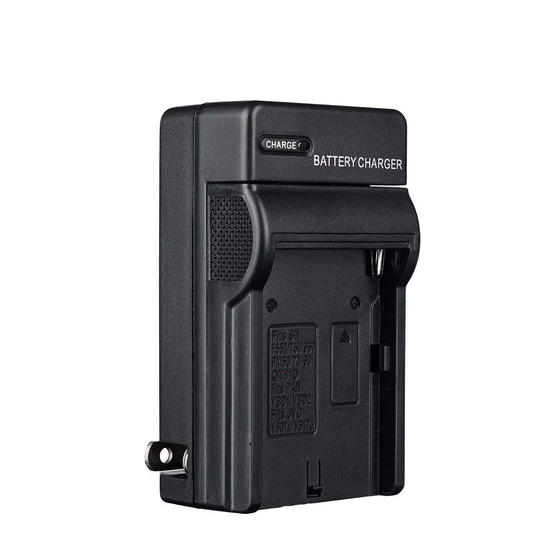 Carregador de Parede Bivolt Automático para Bateria Sony NP-F970 F750 ...