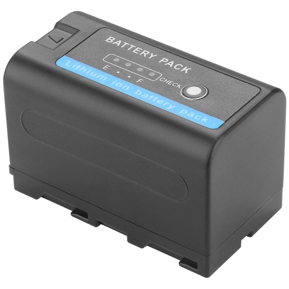 Bateria Probty NP-F750 F770 Li-Ion 7.4V 6.200mAh c/ Indicador de Carga - Backup Equipamentos