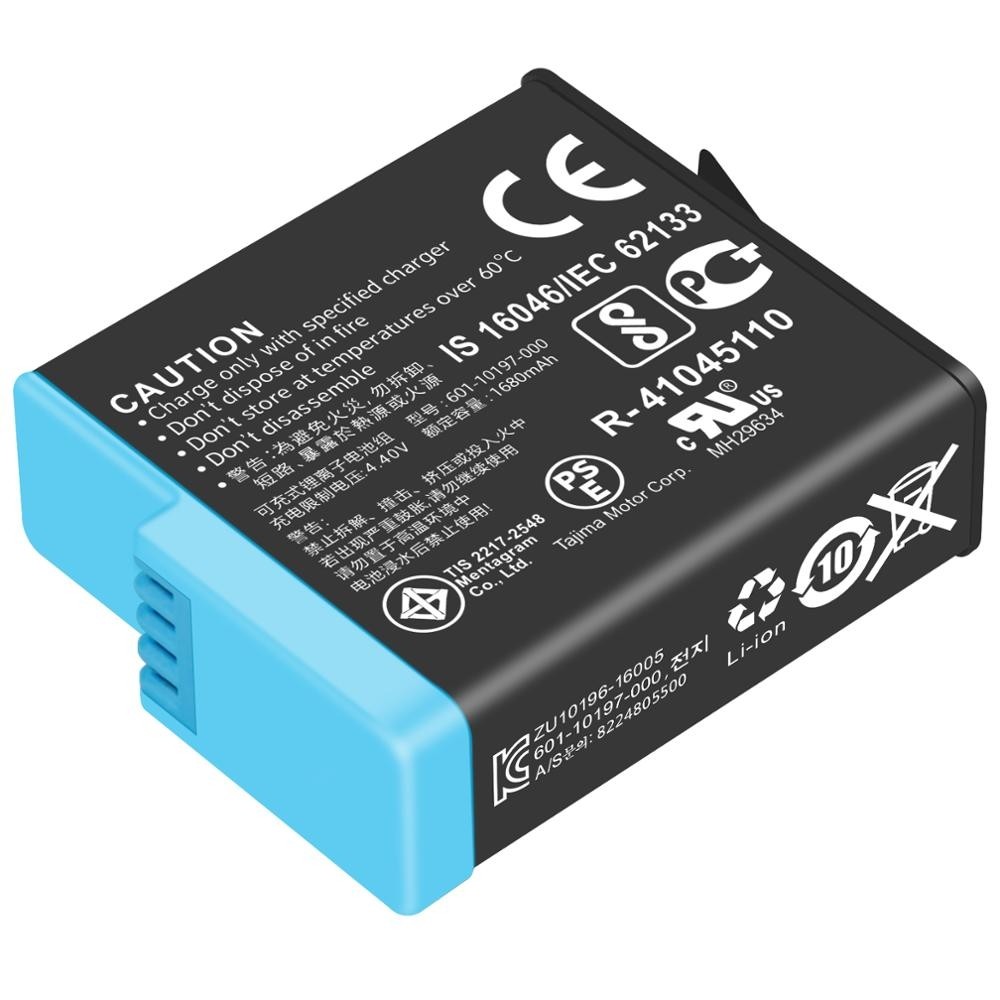 Bateria Probty 3.85V 1680mAh para Câmeras GoPro Hero 8, 7, 6 e 5 ...