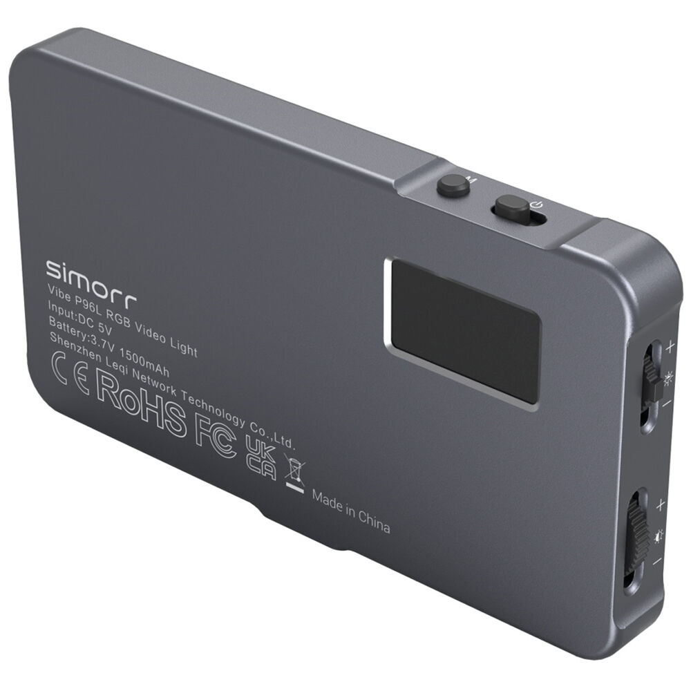 SmallRig Vibe P96L Luz de LED RGB Compacta com Bateria Interna - Backup ...