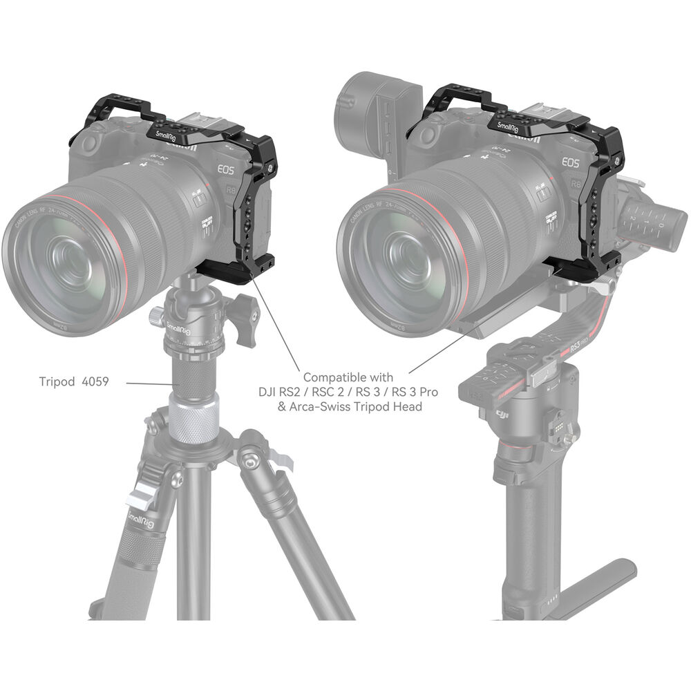 SmallRig Cage Gaiola para Câmera Canon EOS R8 modelo 4212 - Backup ...