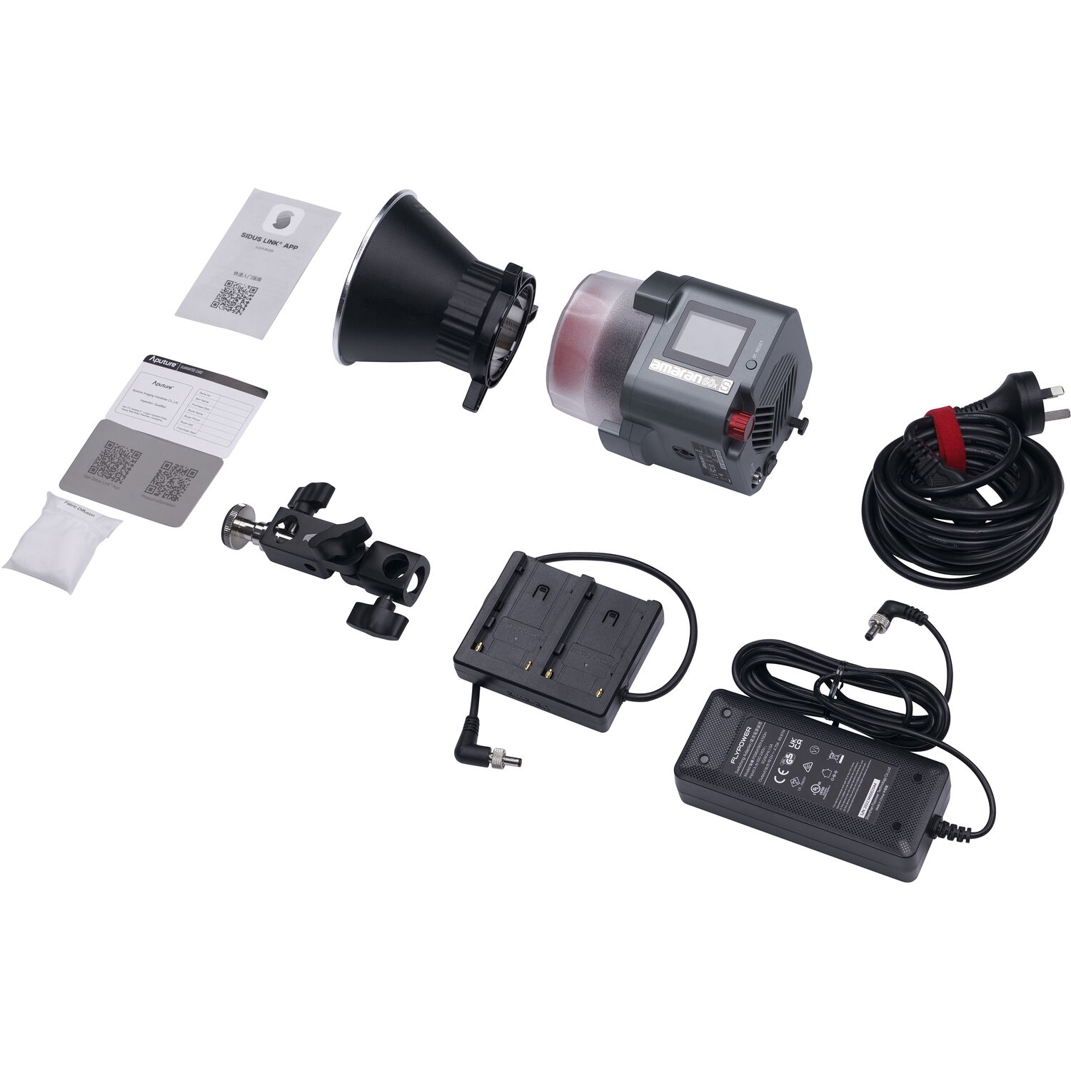 Iluminador de LED Monolight Amaran 60x S Bi-Color 2700-6500K - Backup ...