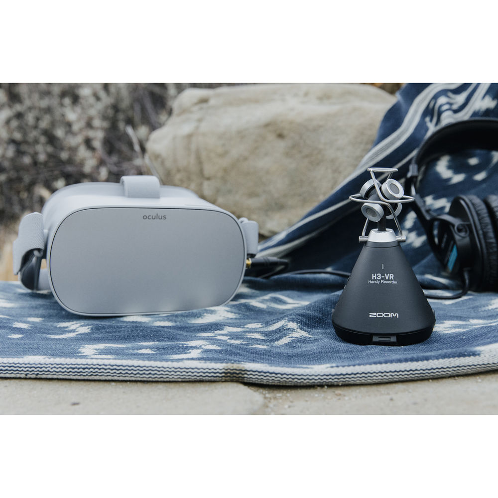 Gravador de Áudio Zoom H3-VR com Microfones 360° Ambisonics Integrados ...