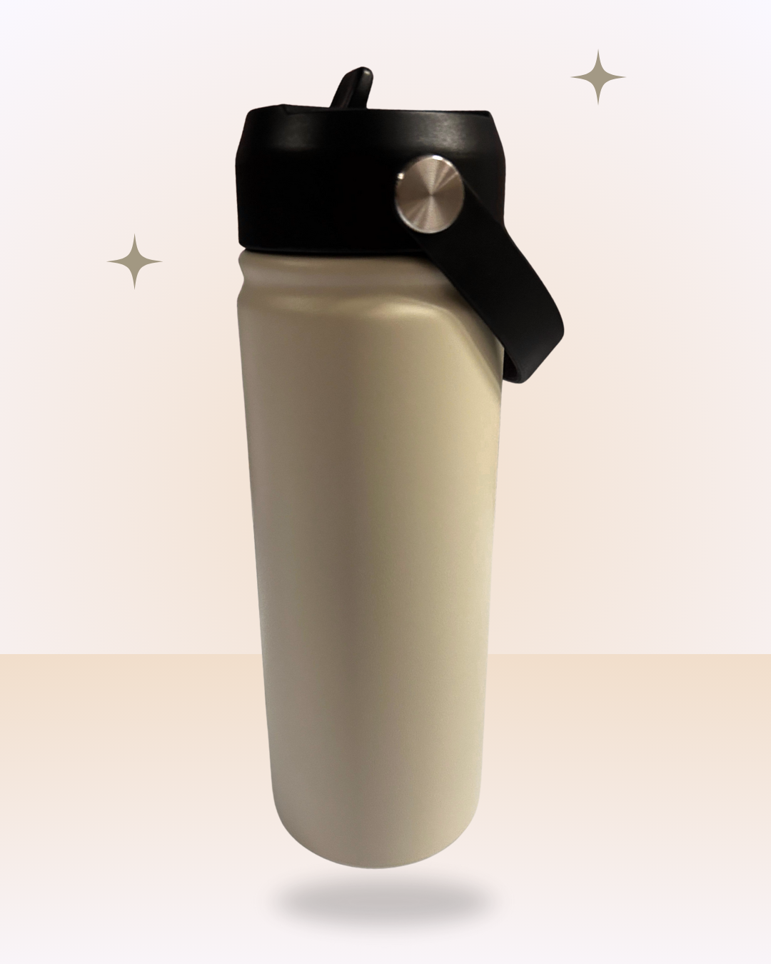 GARRAFA TERMICA DE AÇO INOX COM CHAVEIRO 350ML P1901 - Anova Brasil