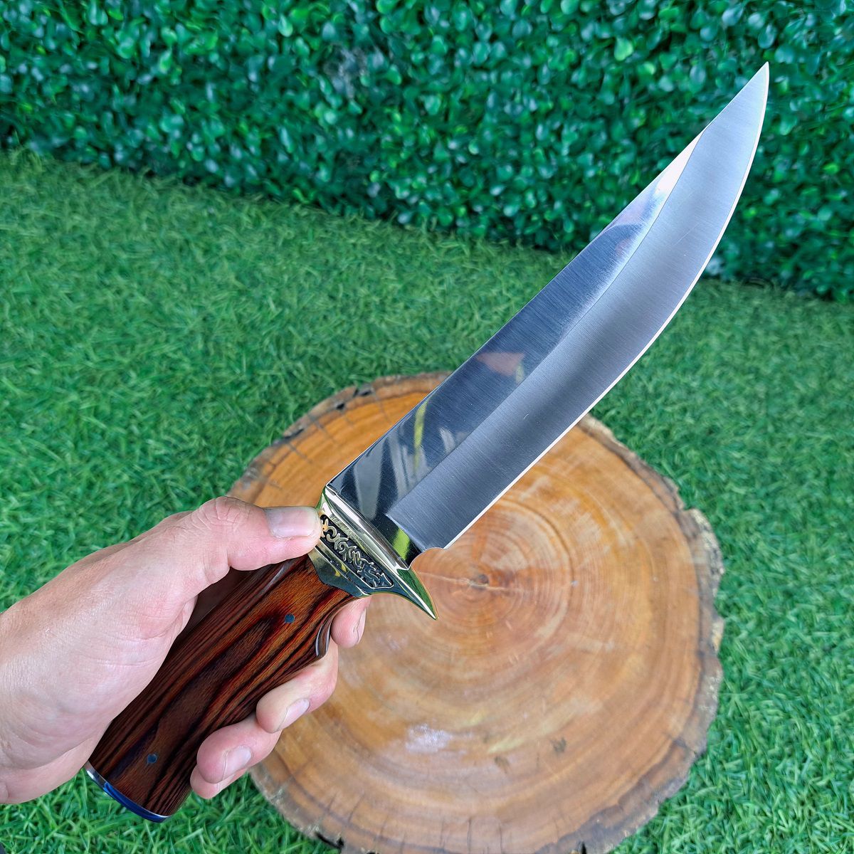 Faca Cabo de Madeira c/ Bainha de Nylon F57 - Febre do Aço