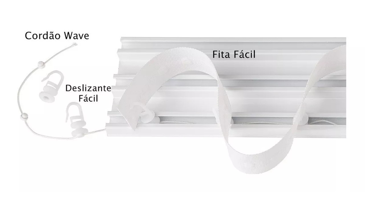 Kit Wave 30 metros - 30 metros de Fita Fácil + 15 metros de Cordão Wave ...