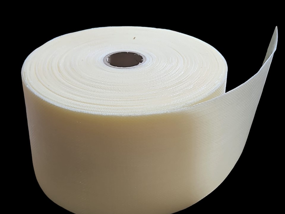 ENTRETELA TNT 100G - 8CM - BRANCO - ROLO COM 200 METROS - Decorando Já