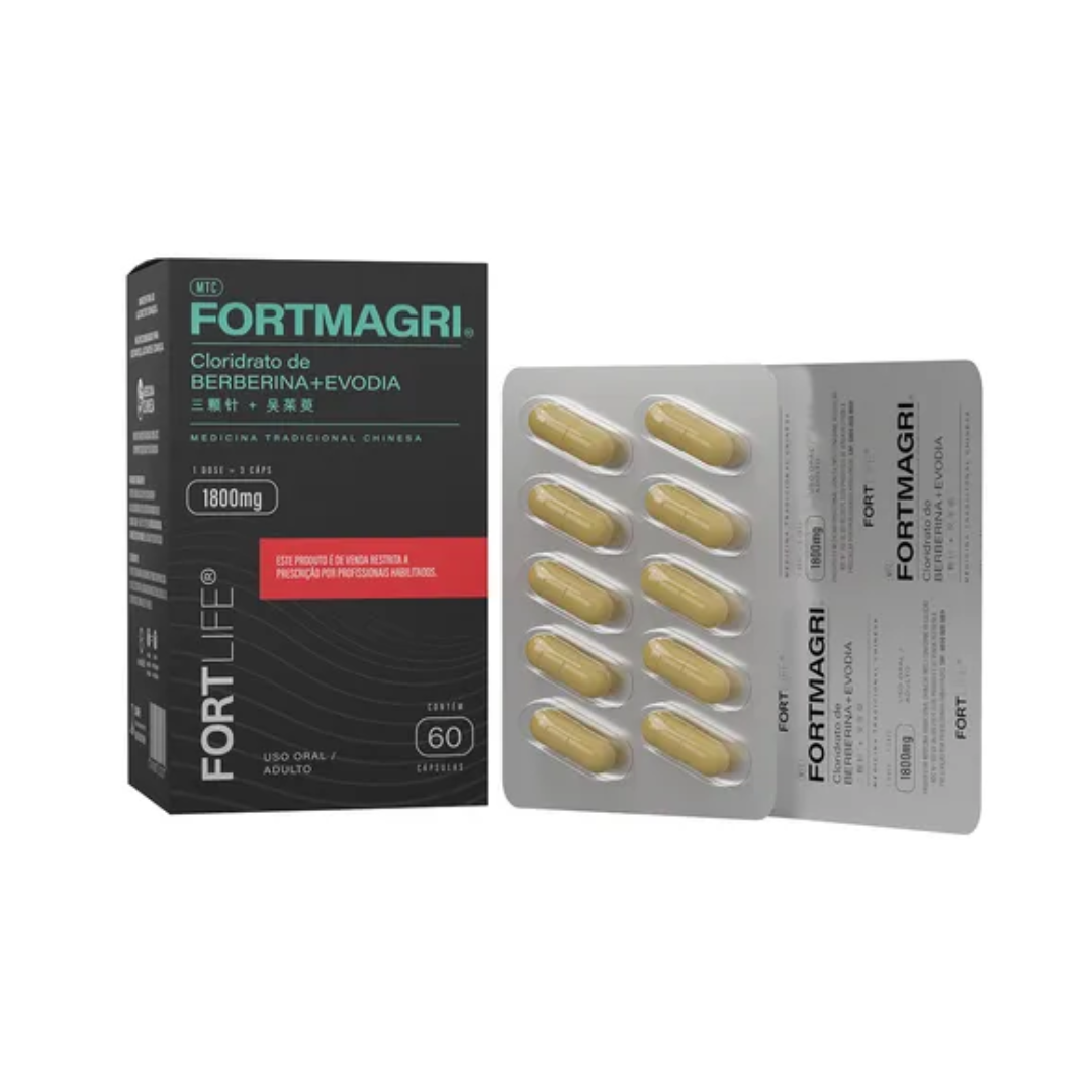 Suplemento Fortmagri Black Berberina + Evodia 1800mg Com 60 Cápsulas F - Go.Forever - Sua Loja ...