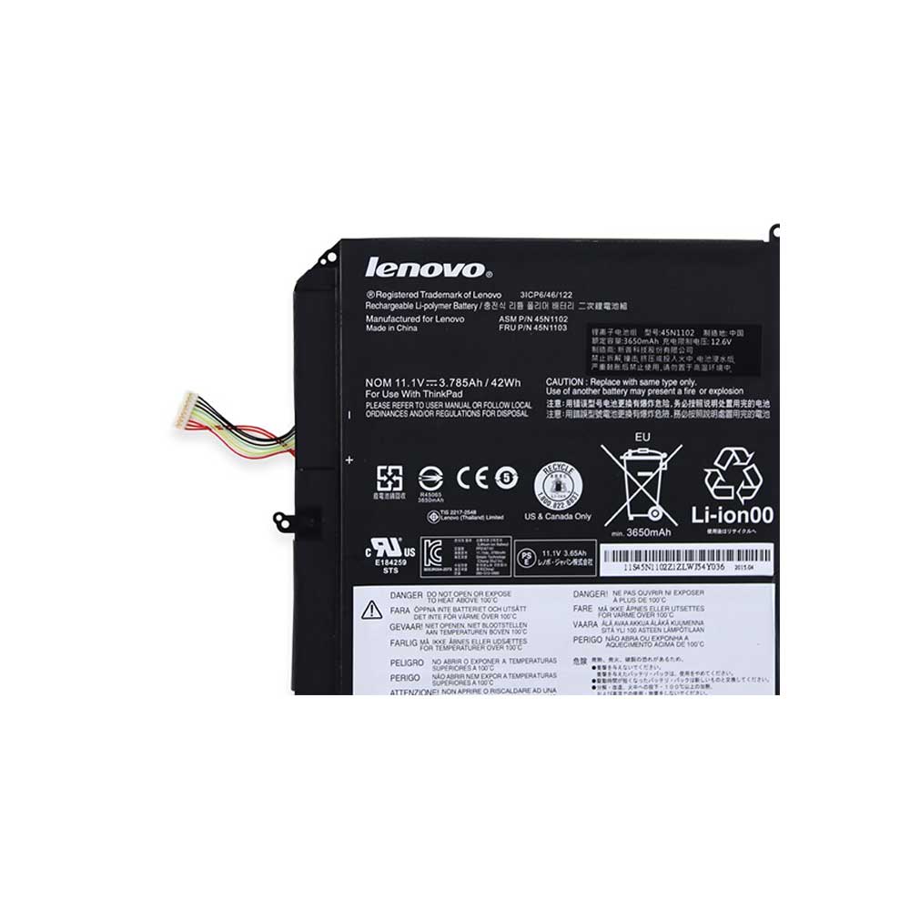 Bateria Tablet Thinkpad X1 Helix 11.1V 3.785Ah 3650mAh 45N1103 - Seven ...