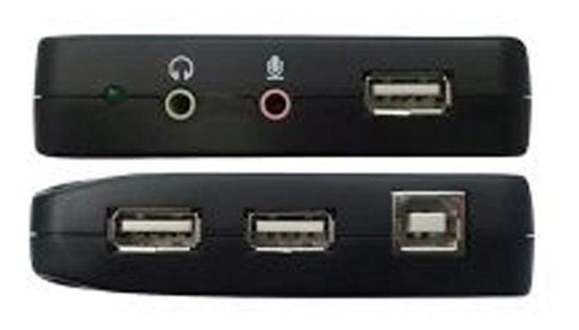 Hub Usb Entrada De Áudio/microfone Thinnetworks Cf000585 - Seven ...