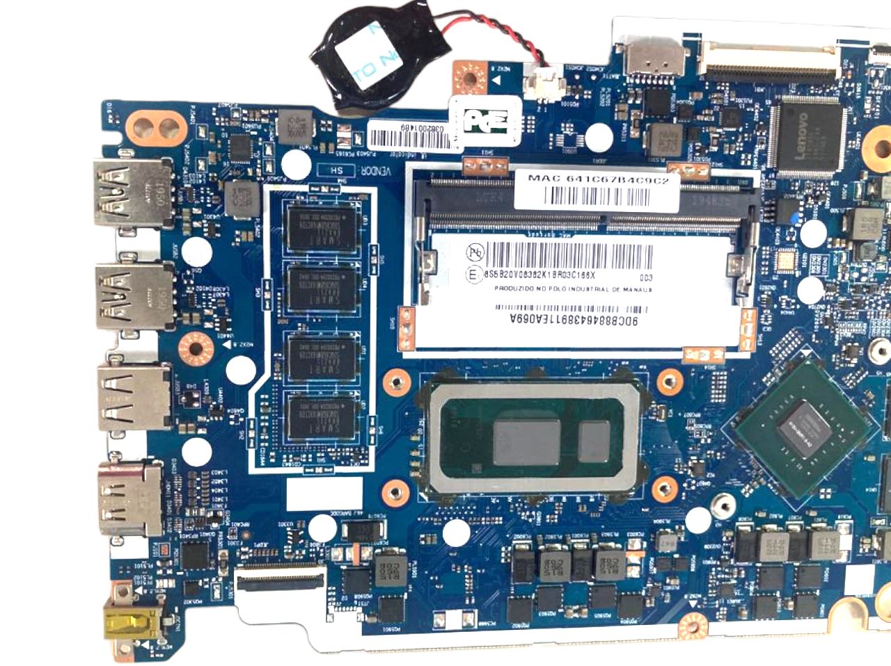 Placa Mãe Notebook Lenovo S145-15iwl Corei7 8°ger C-vídeo - Seven ...