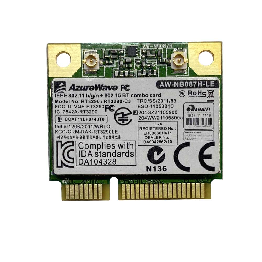 Placa Wifi Notebook AW 3290/RT 3290-C3 Bluetooth 3.0 2.4Ghz - Seven ...