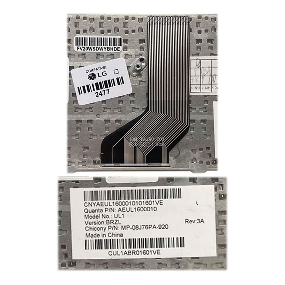 Teclado LG X120 X130 X13 Mp-08j76pa-920 Aew72909206 Branco - Seven ...