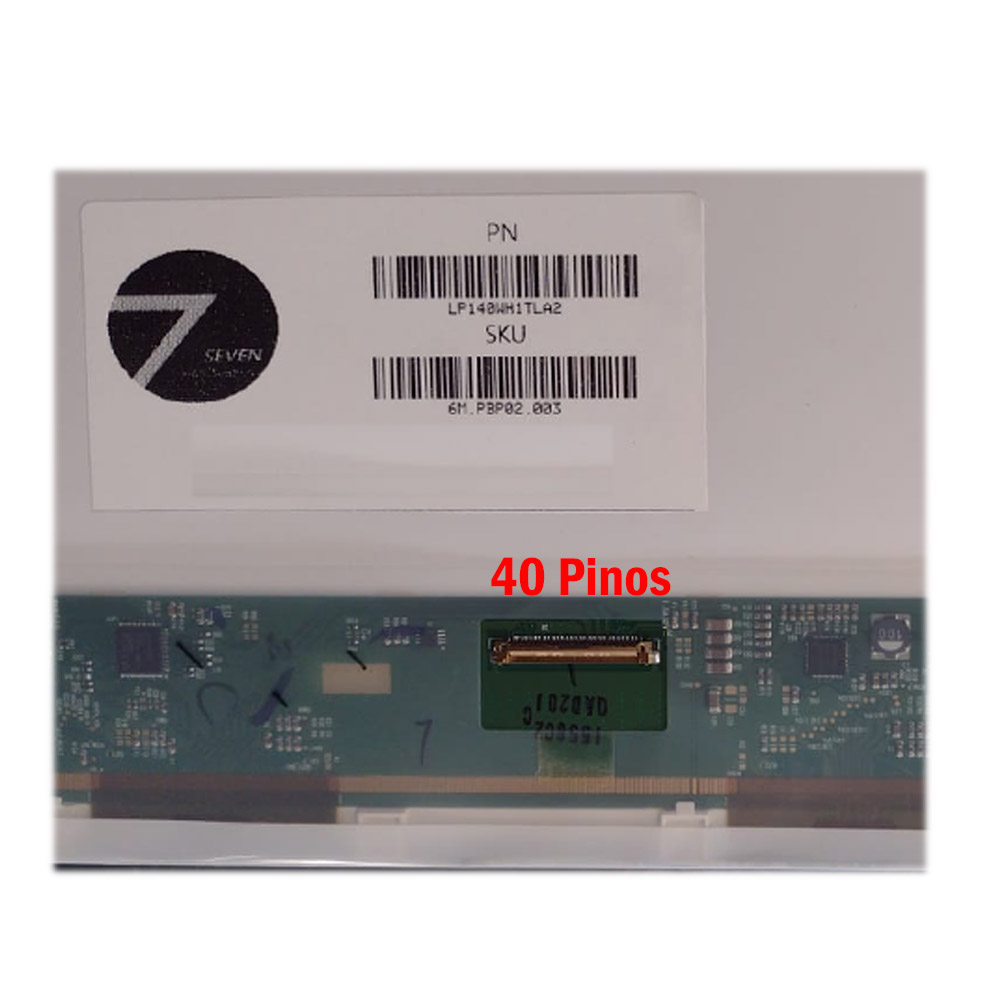 Tela Para Notebook 14 Polegadas 40 Pinos Lp140wh1(tl)(a2) - Seven ...