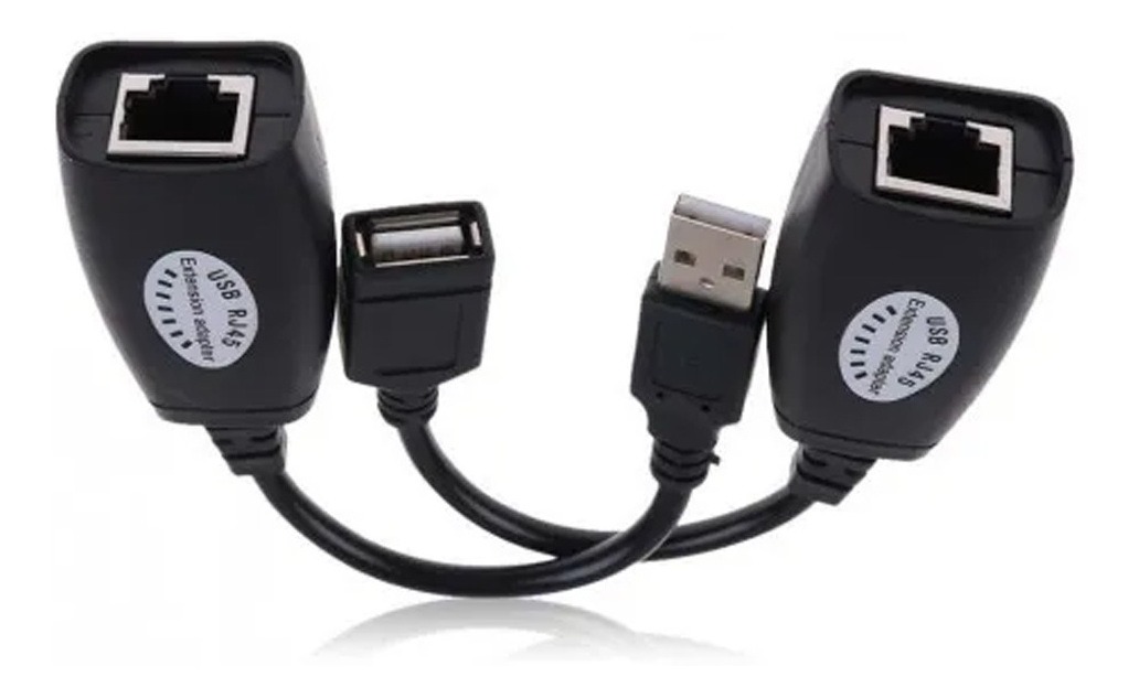 Cabo Usb Adaptador Extensor Rj45 Via Cabo De Rede Até 45 Metros - Seven ...