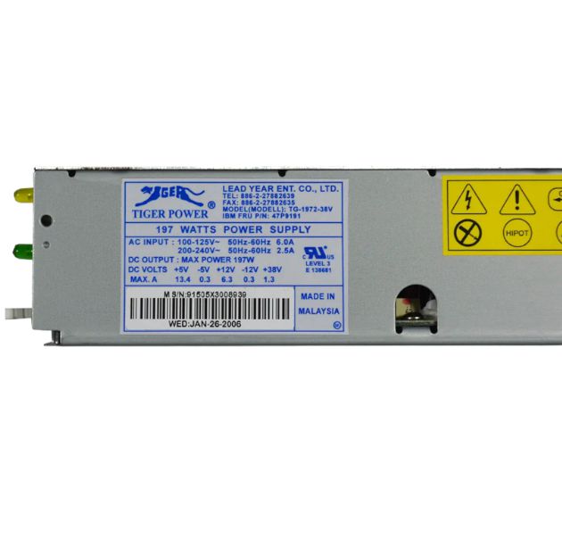 Fonte De Alimentacao IBM Tipo 4694 197W 47P9191 - Seven Distribuidora ...