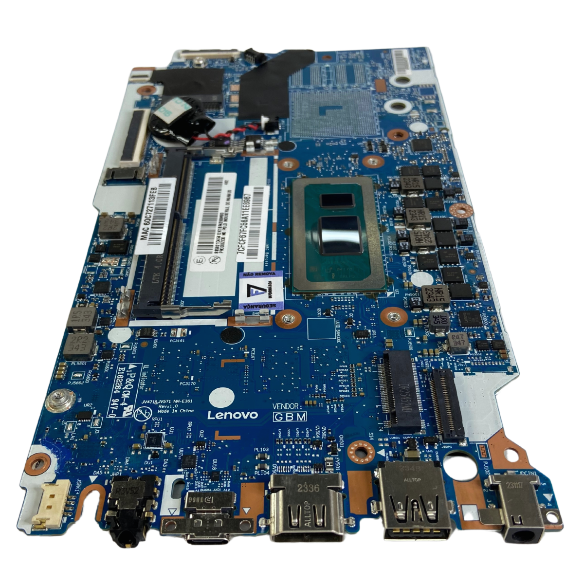 Placa Mãe Lenovo Ideapad 1 i5 12° NM-E361 JV471 e JV571 - Seven ...