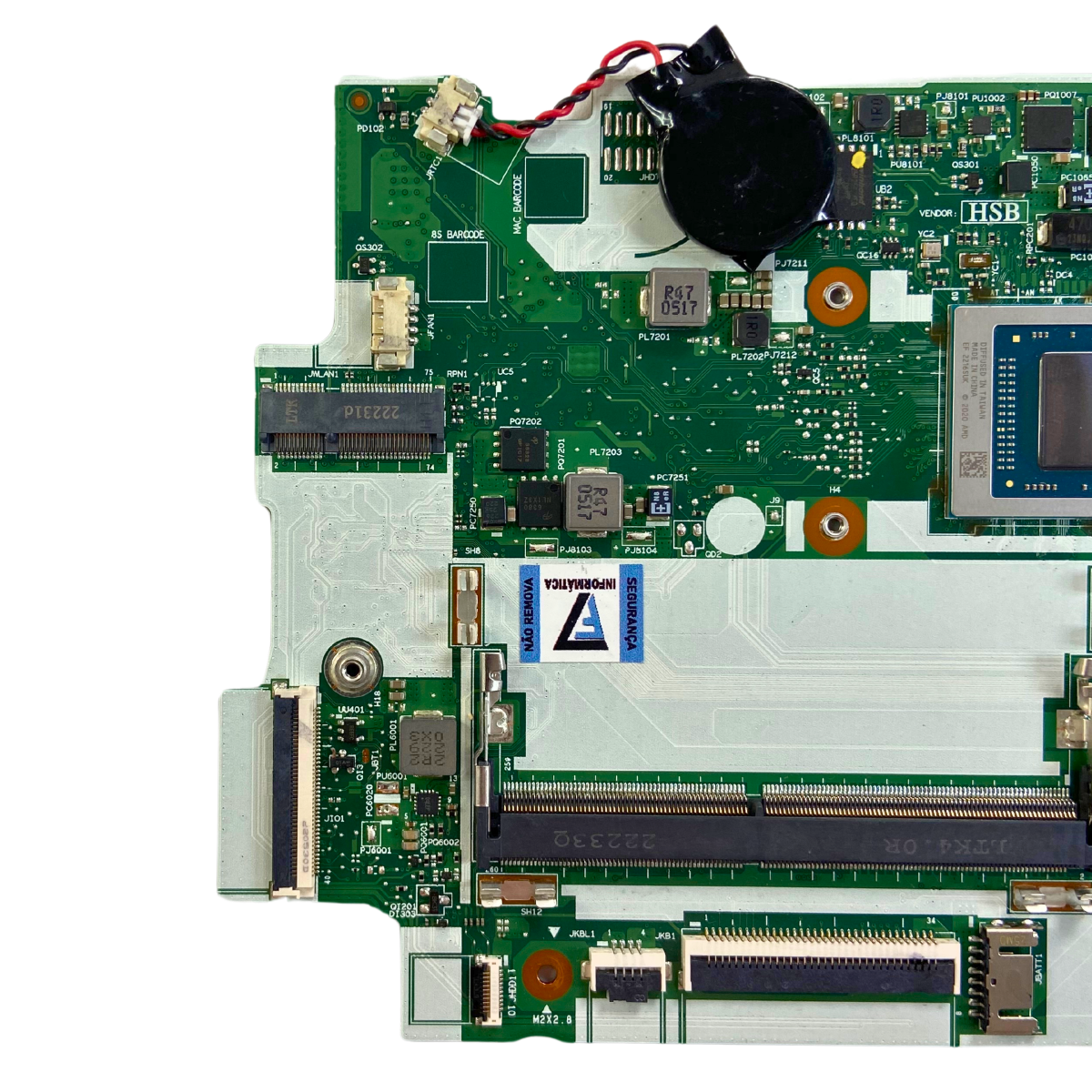 Placa Mãe Lenovo NM-E141 AMD Ryzen 3 - JK4A5 8GB OnBoard - Seven ...