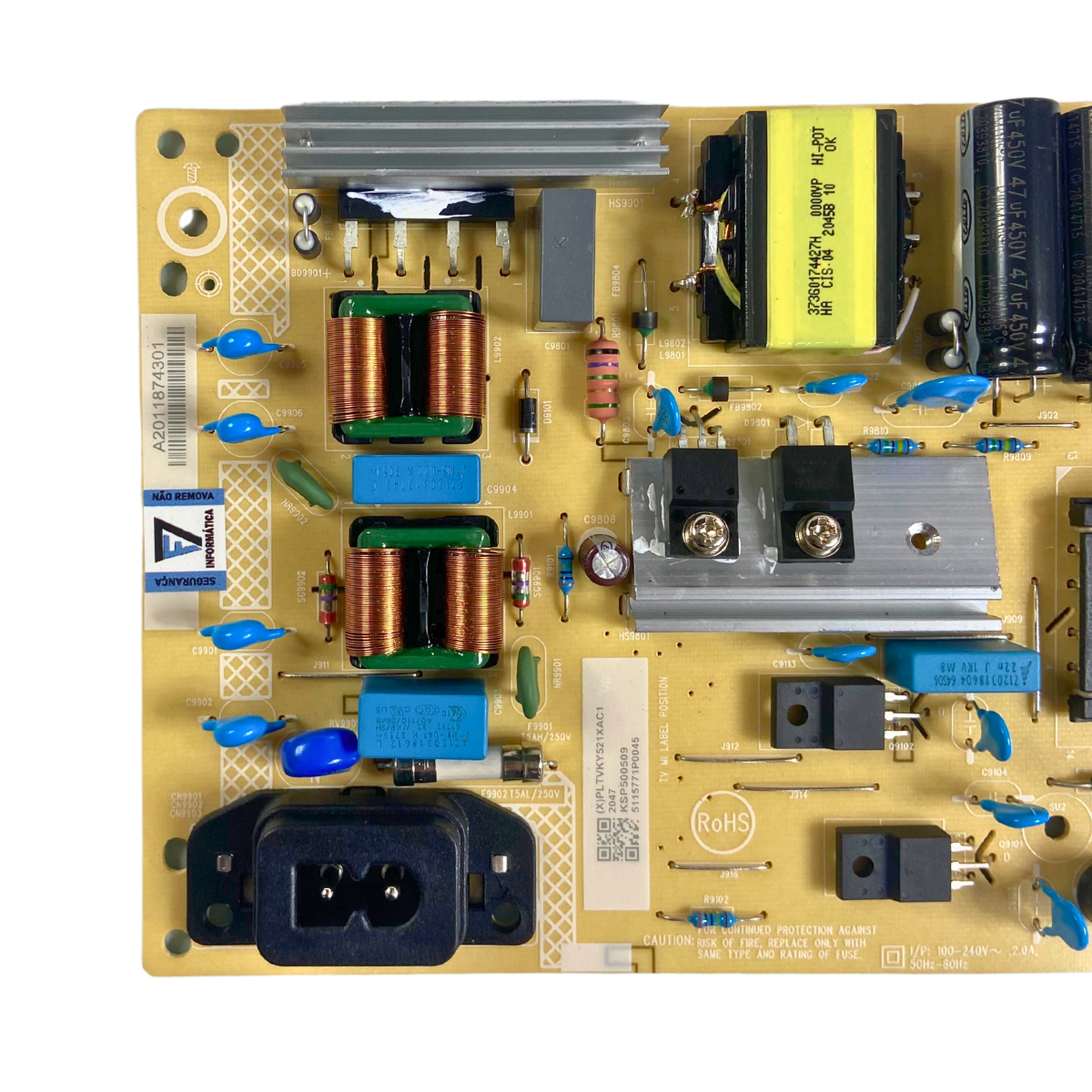 Placa Fonte Tv Philips 50pug6654/78 - 715g9856-p01-004-003m - Seven ...