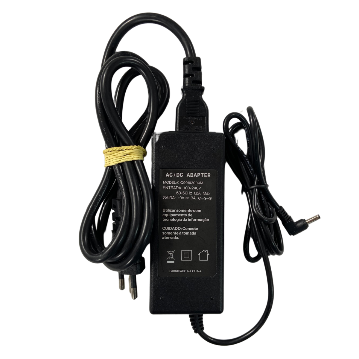 Fonte Carregador Note Multilaser 19V - 3A K-Q90193000M - Seven ...