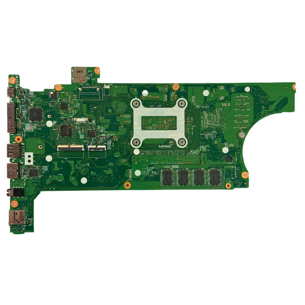 Placa Mãe Lenovo NM-B901 REV 1 Intel® Core™ i5-8365U SUCATA - Seven ...