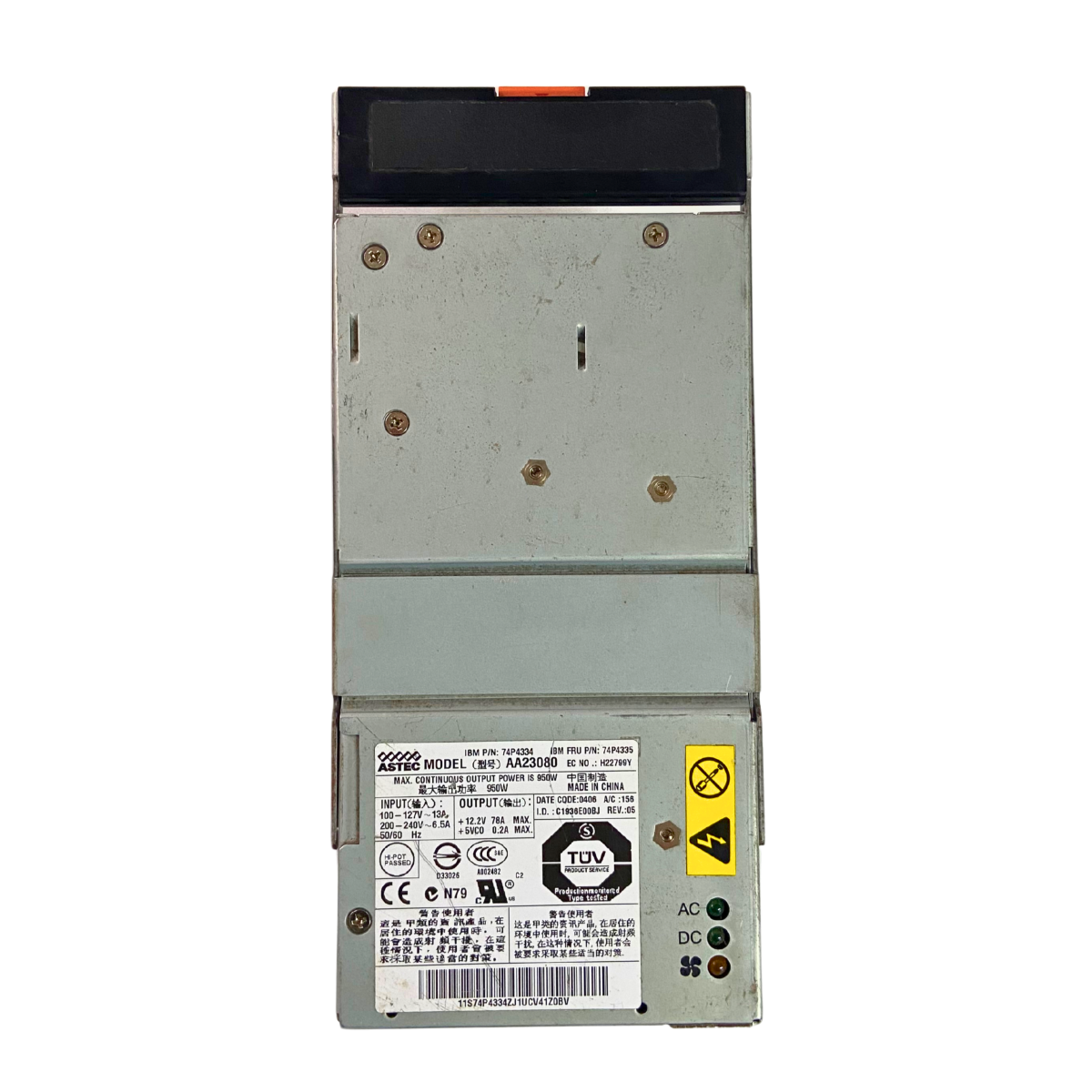 Fonte IBM xSeries x365 74P4335 AA23080 950W - Seven Distribuidora de ...