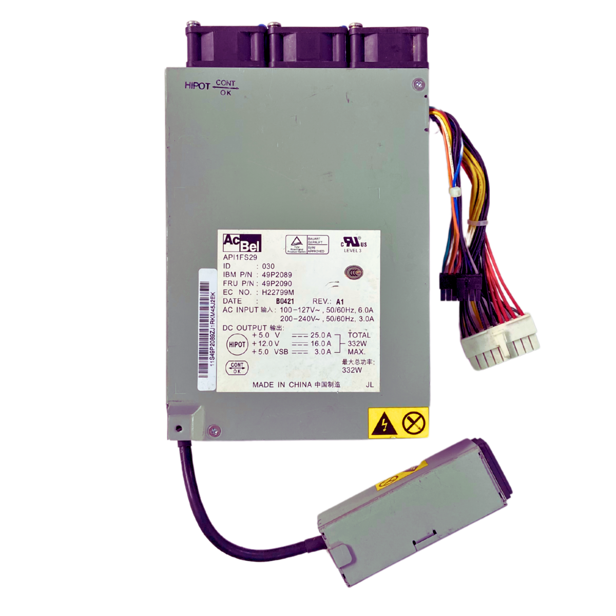 Fonte 330W Servidor IBM xSeries x335 Modelo API1FS29 - Seven ...