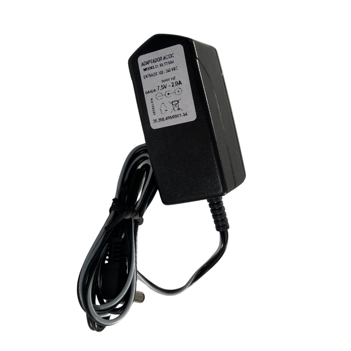 Fonte Chaveada Adaptador ELT7520 AC DC 7.5V 2A Dxr - Seven ...