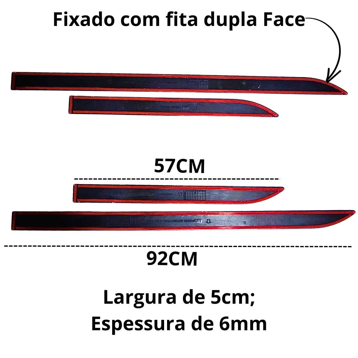 Frisos laterais BYD SONG PLUS 2025 2026 Smoke Grey Cinza - FK Parts