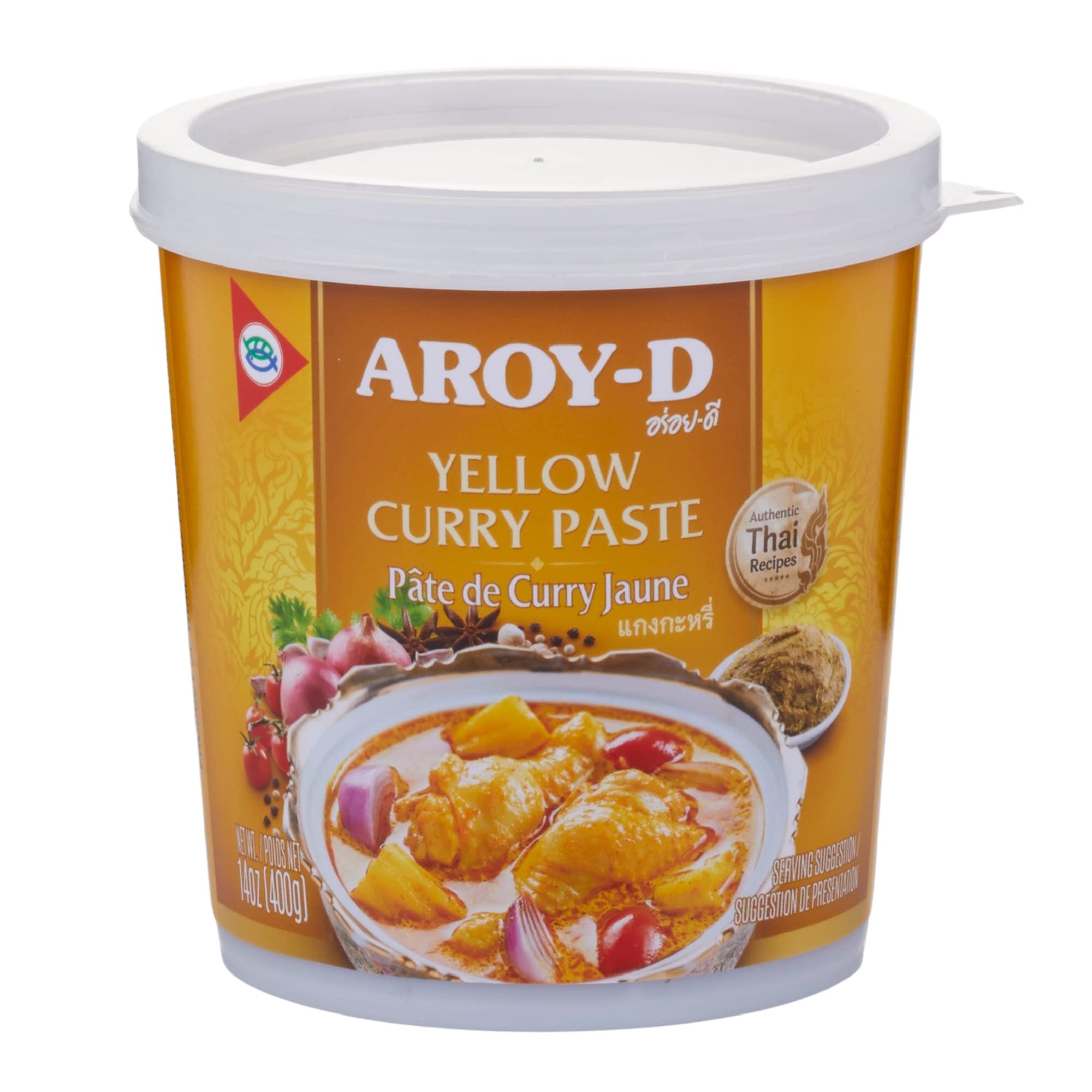 Pasta de Curry Amarelo Tailandês AROY D - 400g - Empório SHIN ... Pasta de Curry Amarelo Tailandês AROY D - 400g - Empório SHIN ...