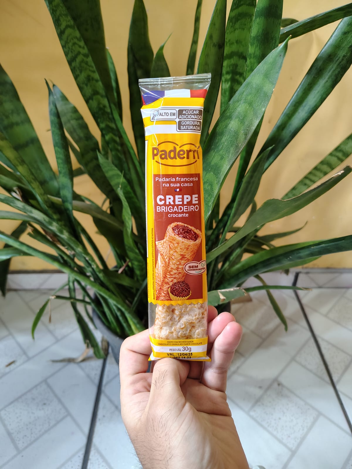 Crepe Frances Paderri Brigadeiro 30g - Johnny Doces Importados ...