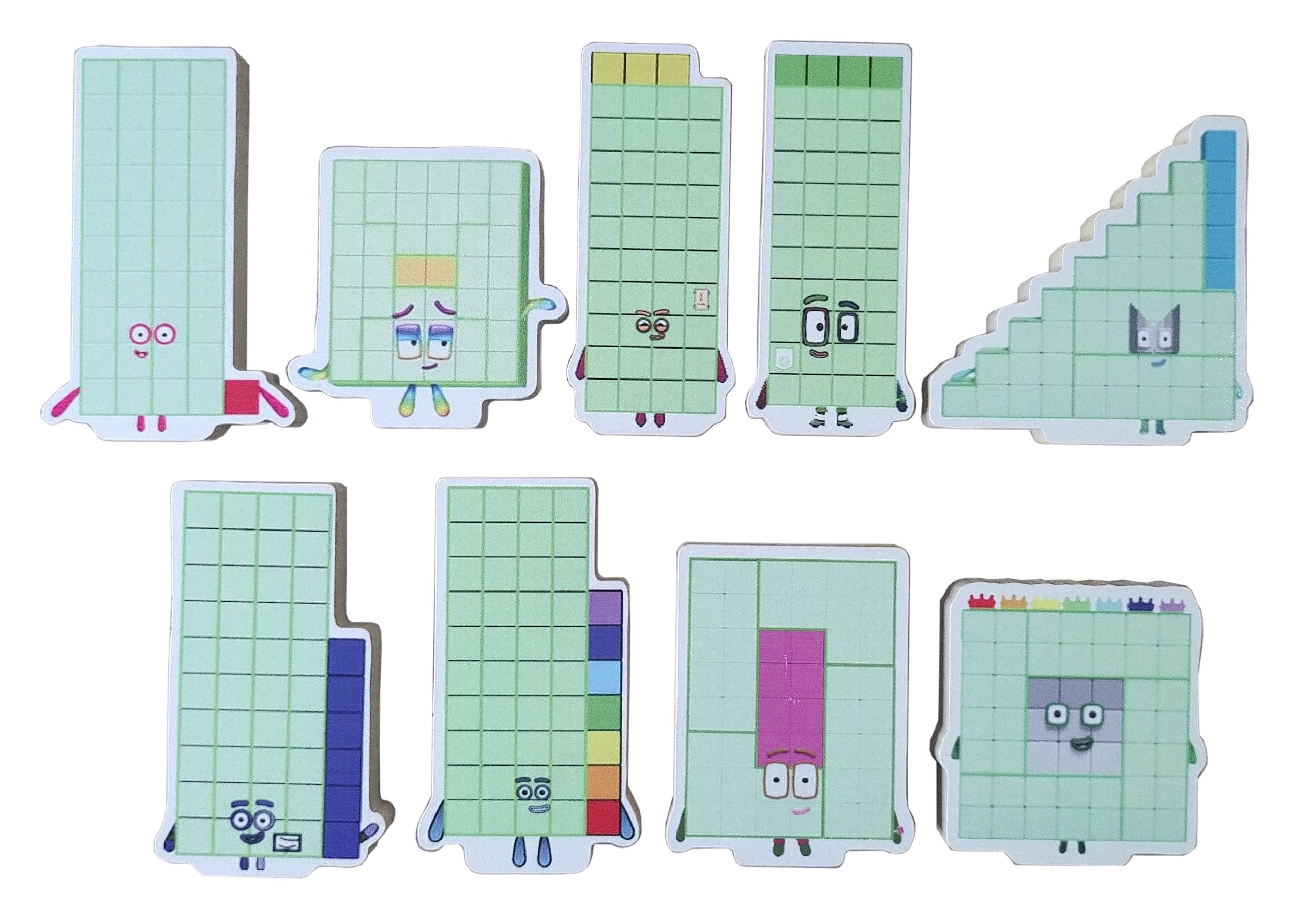 Numberblocks Personagens do 0 ao 100 - Brinca Mais