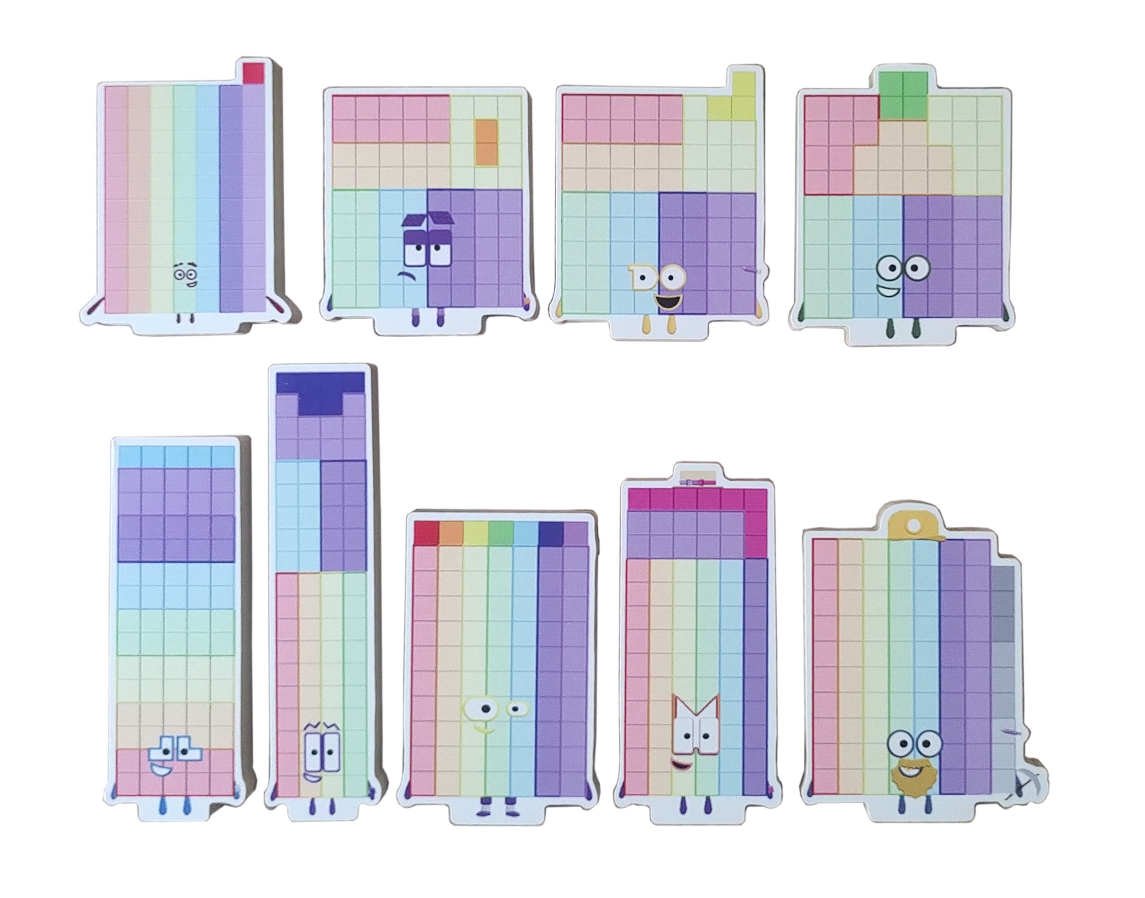 Numberblocks Personagens do 0 ao 100 - Brinca Mais