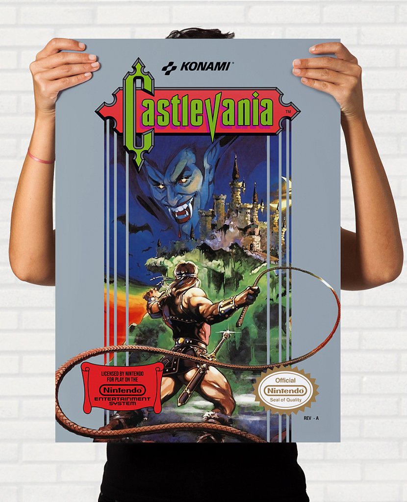 Quadro Capa do Castlevania - NES Americano - Final Frame Quadros ...