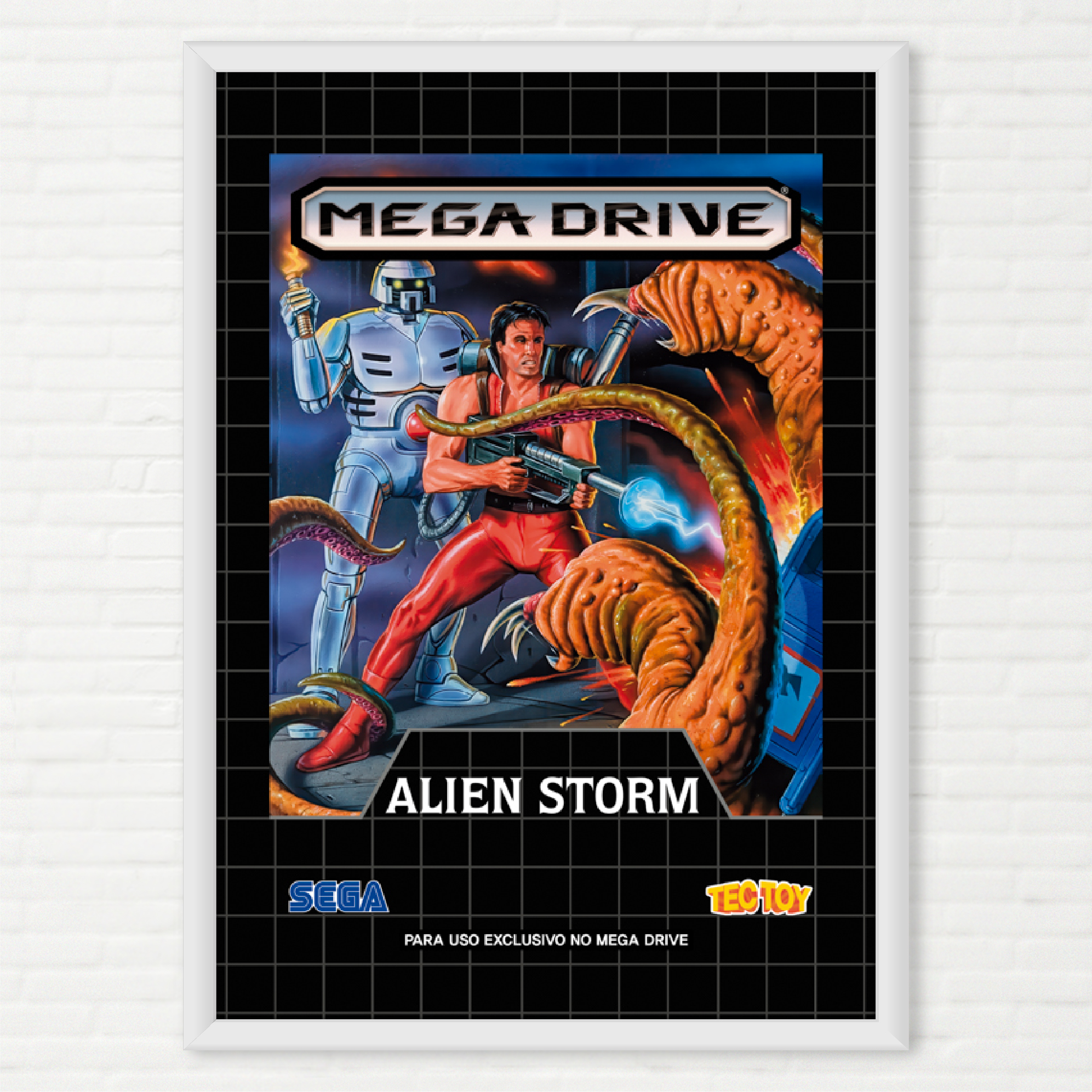 Quadro Capa do Alien Storm - Sega Mega Drive Brasileiro - Final Frame ...
